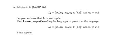 solved 5 let l1 l2 b c 0 and suppose we know that l1