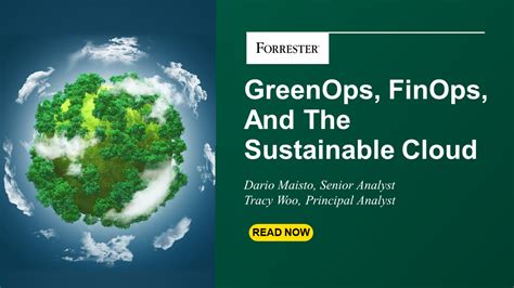 Greenops Finops And The Sustainable Cloud