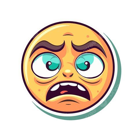 화난 감정 벡터 일러스트 클립 아트 감정 얼굴 상표 만화 Png 일러스트 및 벡터 에 대한 무료 다운로드 Pngtree