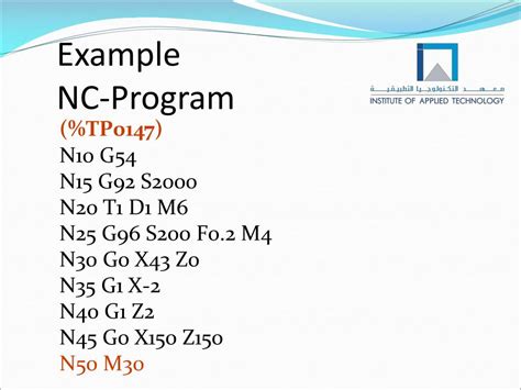 Ppt Cnc Programming Turning” Powerpoint Presentation Free Download