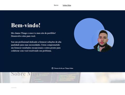 [bug] componente rodape aparecendo acima na pagina sobremim react