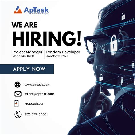 Aptask On Linkedin Projectmanager Tandem Devloper Jd Hiring Jobs