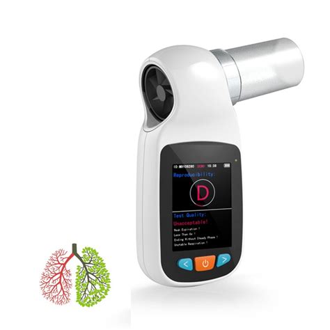 Handheld Spirometer Lung Checkpulmonary Functionspirometrybluetooth