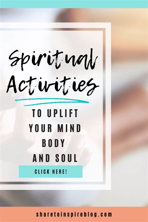 Introducing 5 Spiritual Activities To Uplift Your Mind Body And Soul