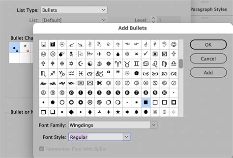 Replace The Bullet In A Bulleted List With Another Adobe Product