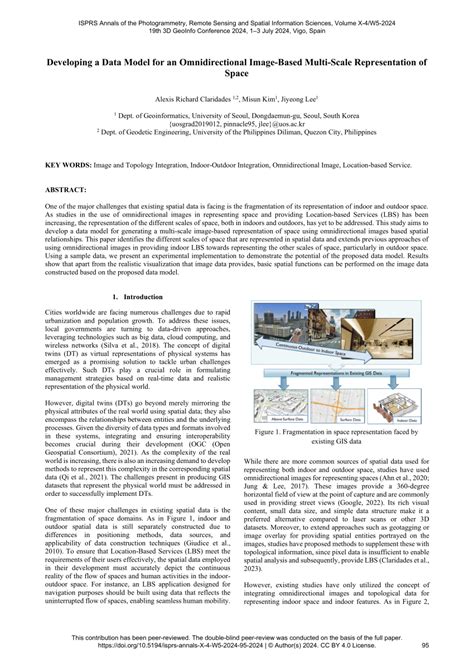 Pdf Developing A Data Model For An Omnidirectional Image Based Multi