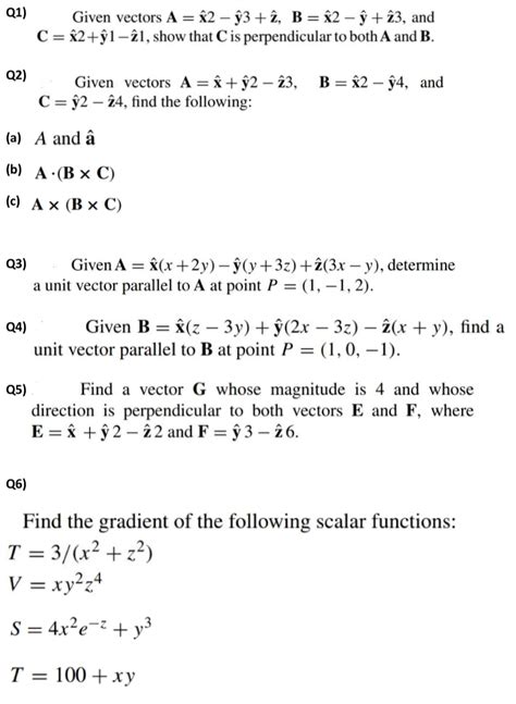 solved q1 given vectors a 2 ģ3 Î b Â2 î3