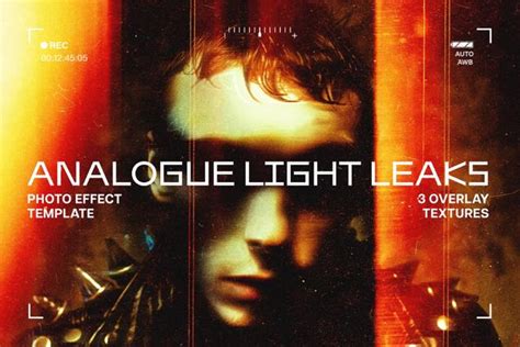 Analogue Light Leak Photo Effect