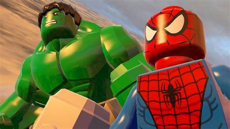 Spider Man And Hulk Big Fig Character Hulk Thor Smash In Lego Marvel
