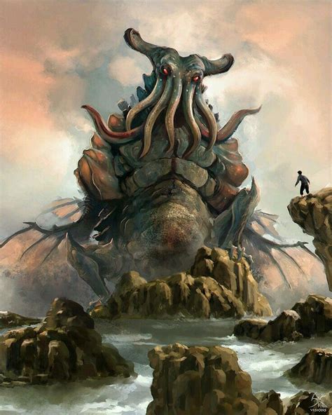 Cthulhu By Sanskaranz Lovecraft Monsters Cthulhu Lovecraftian Horror