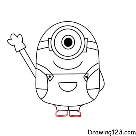 How To Draw A Minion Step By Step Easy
