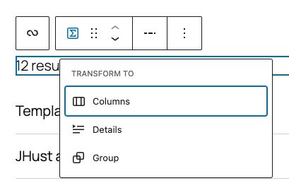 Query Total block – Documentation – WordPress.org