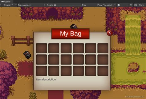 Unity3d 背包系统的实现unity3d双击销毁物体并添加到背包系统 Csdn博客