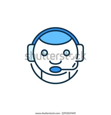Chat Bot Headset Vector Chatbot Concept Stock Vector Royalty Free 2291819449 Shutterstock
