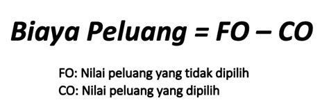 Pengertian Biaya Peluang Dan Contohnya Terliput Media