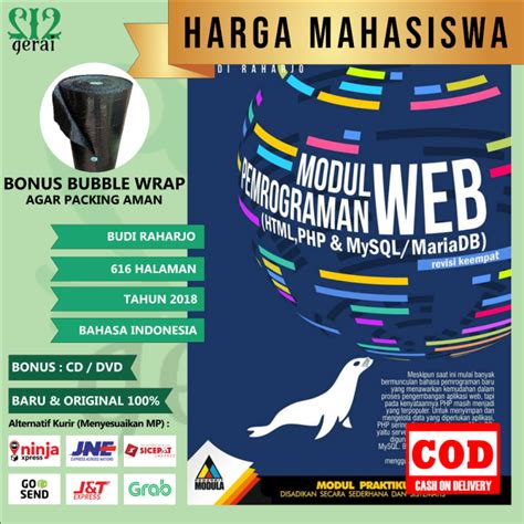 BUKU MODUL PEMROGRAMAN WEB BUDI RAHARJO Lazada Indonesia