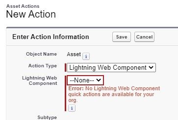 How To Set Quick Action Lightning Web Component Available Only For Specific Object In Salesforce