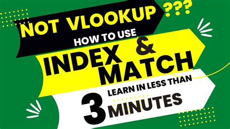 Indexmatchexcel Indexmatch Index Match Excelinstead Of Vlookup