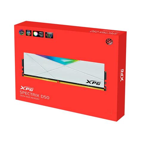 Ram Adata Xpg Spectrix D50 Rgb White 8gb 3200mhz Ánh Dương Computer