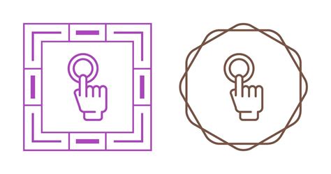 Push Button Vector Icon 40060397 Vector Art At Vecteezy