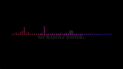 Colorful Abstract Audio Wave Spectrum Stock Video Video Of Wave