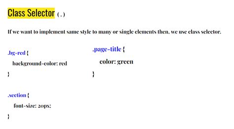 What Is Class And ID For In CSS CSS Basic Selectors Tags Class ID Important DevsEnv