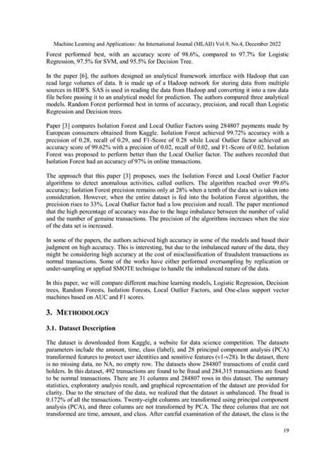 Machine Learning Algorithms For Credit Card Fraud Detection Pdf Credit Cards Personal Debt