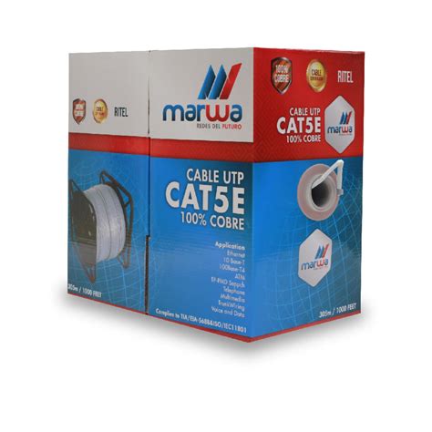 PATCH CORD UTP CAT 6 1 METRO AZUL Tienda Marwa
