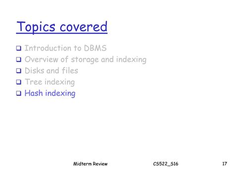 Cs522 Advanced Database Systems Ppt Download