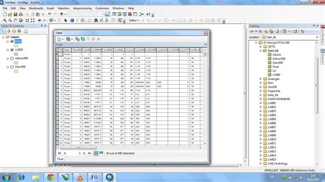 การใช้โปรแกรมarcmap 10 Lab 8 แบบจำลองเวกเตอร์