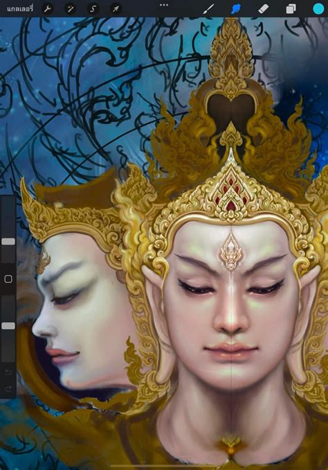 ปักพินโดย Crescentirc ใน Thai Art การสร้างงานศิลปะ ศิลปะไทย งานศิลปะ