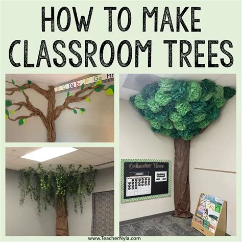 How To Make Classroom Trees For Bulletin Boards And Walls