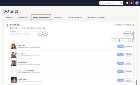 user photos exclaimer knowledge base
