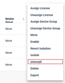 Uninstalling The Datto Endpoint Security Agent