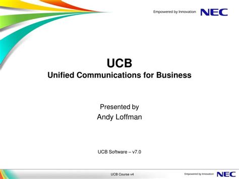 ppt ucb unified communications for business powerpoint presentation