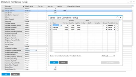 Document Series In Sap Business One Sap B1 Mtc Systems