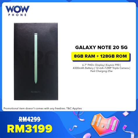 Samsung Galaxy Note 20 5G Price In Malaysia Specs RM3199 TechNave