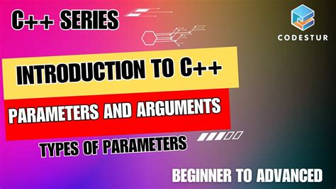 9 Parameters Vs Arguments In C Types Of Parameters C Series Beginner To Advanced