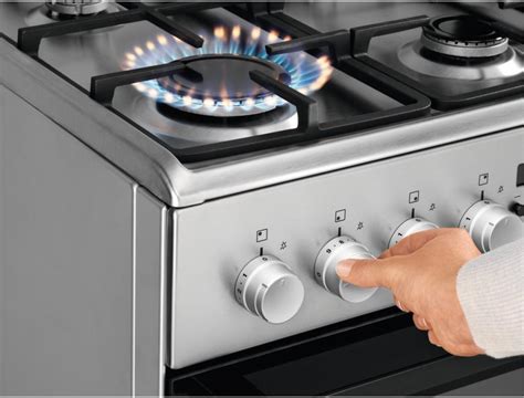 Газовая плита электролюкс установка времени