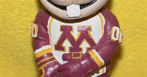 goldy gopher bobbleheads and university of minnesota bobbleheads goldy