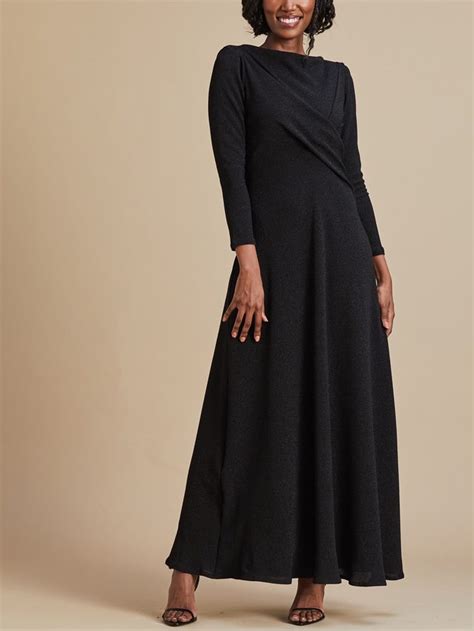 Long Black Shimmery Dress South Africa Shop On Equilibrio