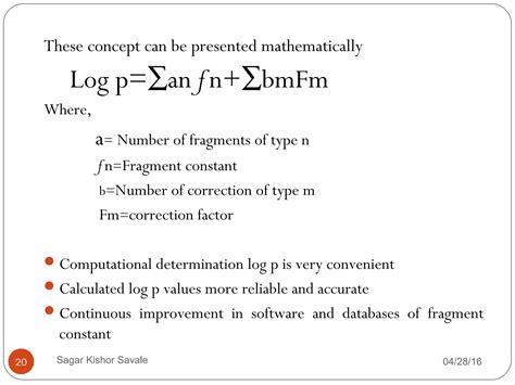 Partition Coefficient Ppt
