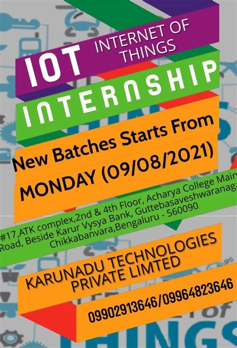 Join The Best Iot Internship Program