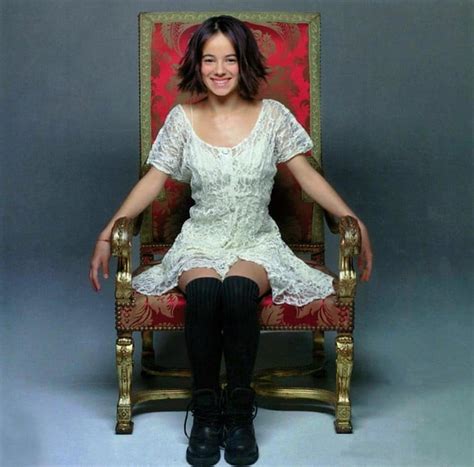 Alizee First Ever Photoshoot 2000 Taken By Philippe Salomon White