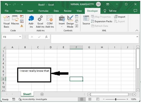 how to auto select the text of a textbox when it is selected in excel