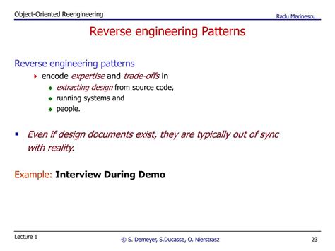 Ppt Introduction To Object Oriented Reengineering Powerpoint Presentation Id5750024