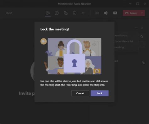 Microsoft Teams Now Lets Organizers Lock And Unlock Meetings At Any Time OnMSFT