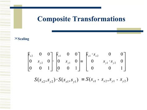 Two Dimensional Geometric Transformations Ppt 3 D Graphics