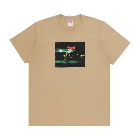 Buy Supreme Hell Tee Khaki Fw23t28 Khaki Goat