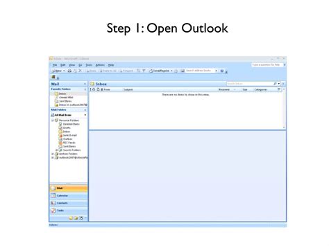 Setting Up Outlook Key